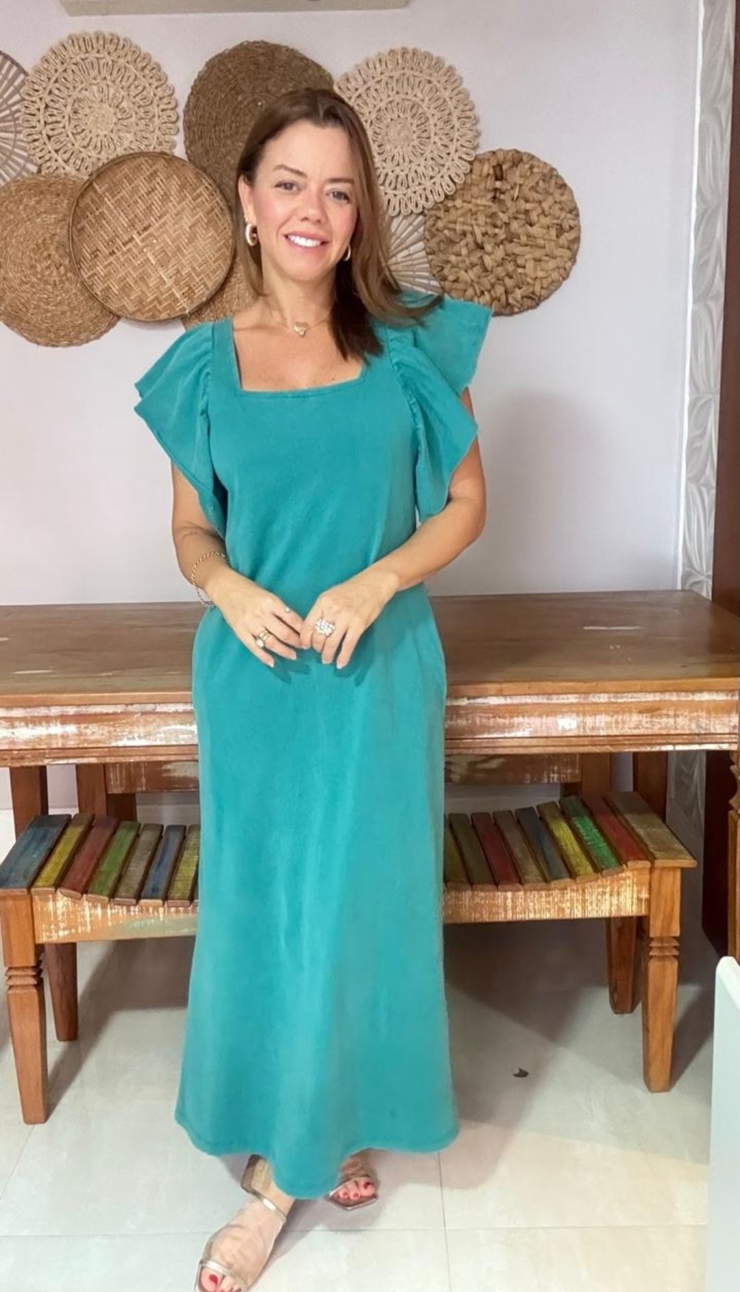 Penedo | Vestido Maria Verde Esmeralda